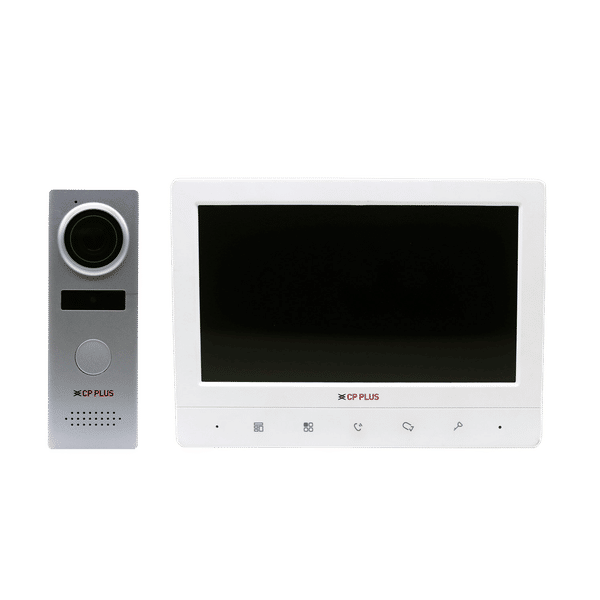 Buy CP PLUS 7 inch Video Intercom Kit (Multiple Bell Sounds, CP-UVK ...